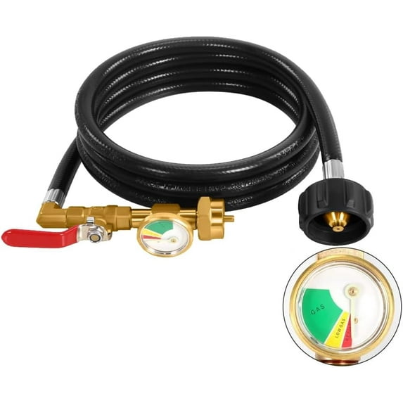 Propane Refill Adapter for 1 lb. Tanks,3 FT Propane Tank Refill Adapter ...