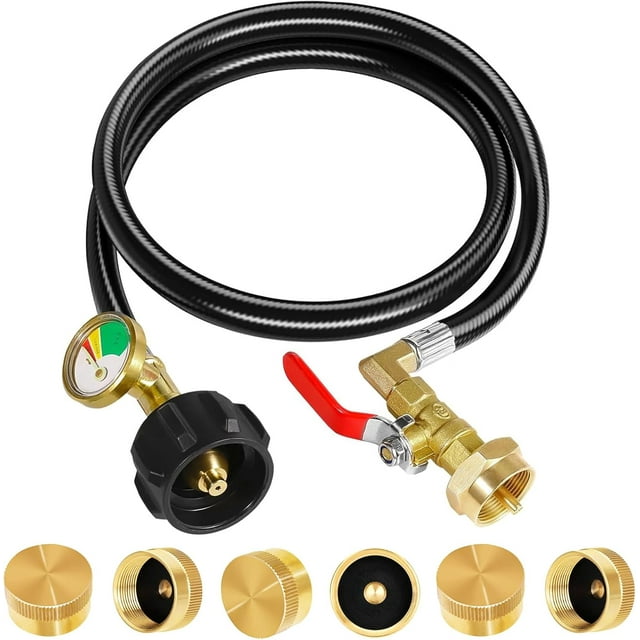 Aazon.co : Runtticoon Propane Tank Adapter For 1 Lb. Tanks,Upgraded