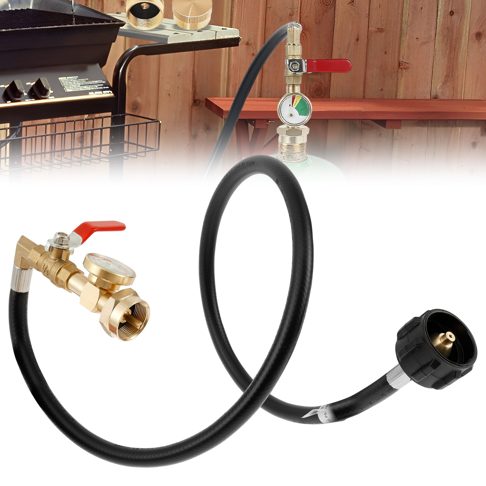 Propane Refill Adapter Hose for 1 lb Tanks Flexible Propane Tank ...