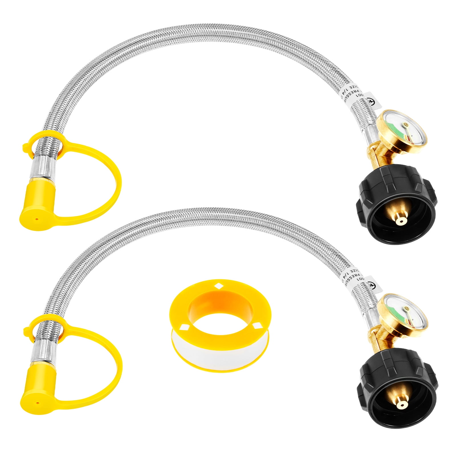 Propane Refill Adapter Hose Stainless Steel Propane Gas Tank Adapter ...