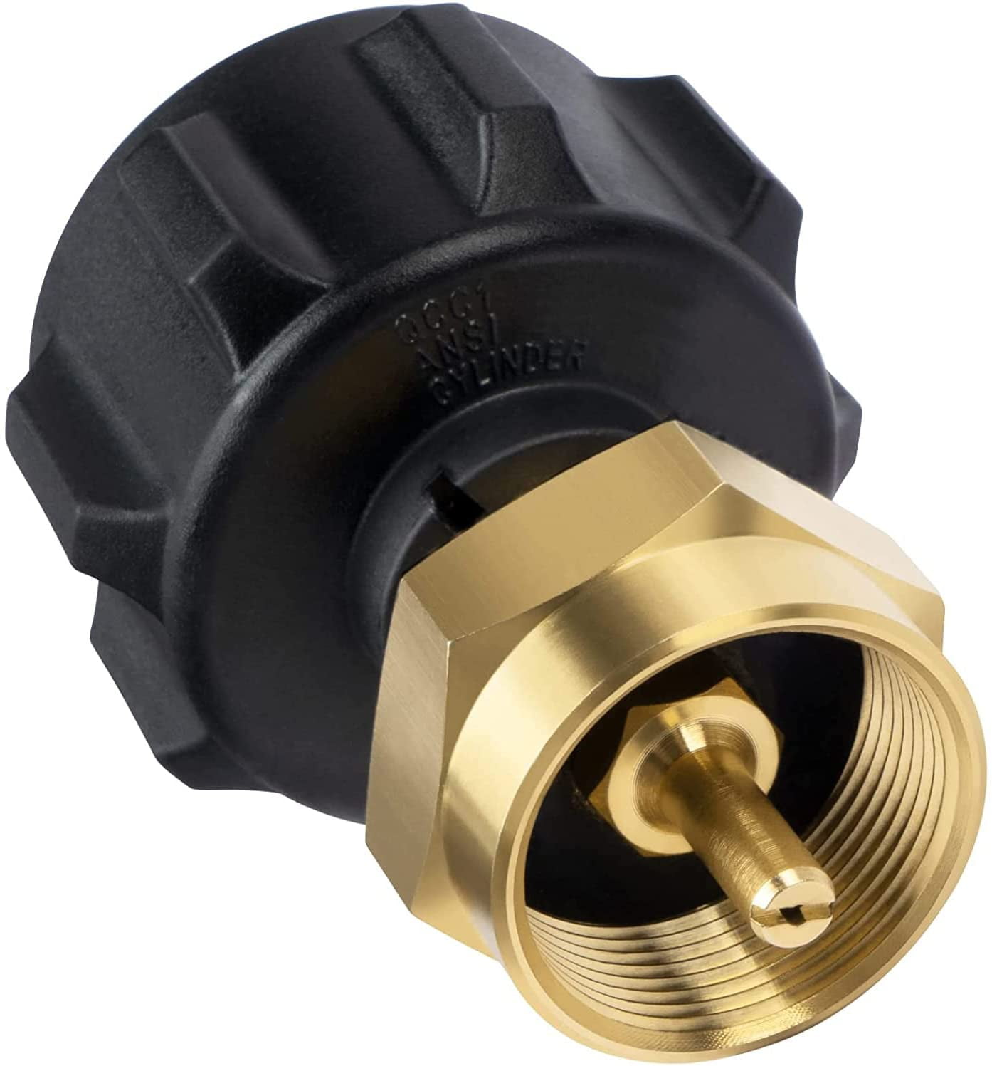 Propane Refill Adapter, LP Gas 1 LB Cylinder Tank Coupler, Universal ...