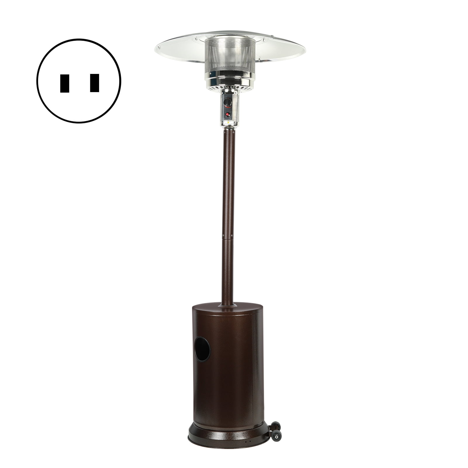 Propane Space Heater 50000BTU Outdoor Patio Heater with Table Design ...