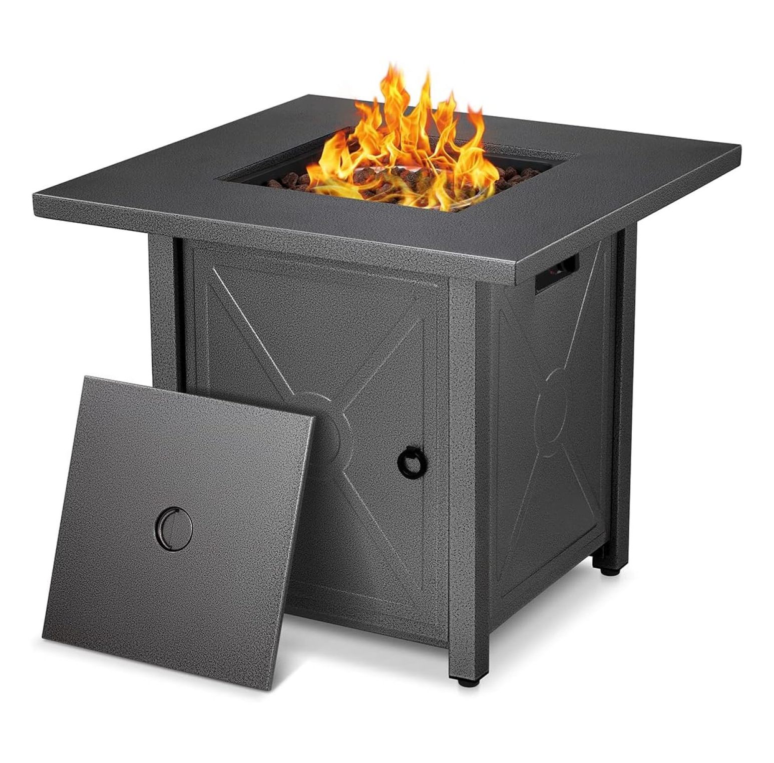 Propane Table, 28" Outdoor Gas Table, 40,000 BTU Auto-Ignition Fire ...