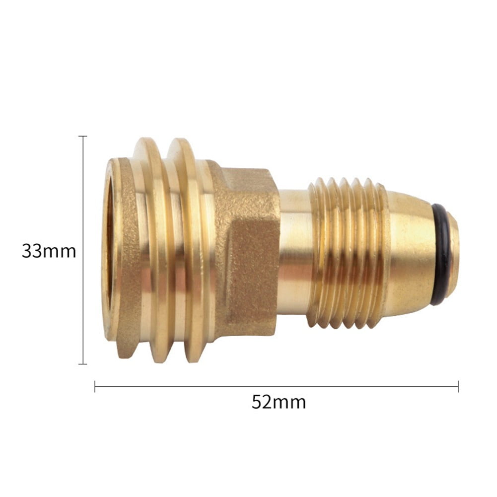 Propane Tank Converter POL LP Valve Adapter for QCC1 Type 1 Regulators ...