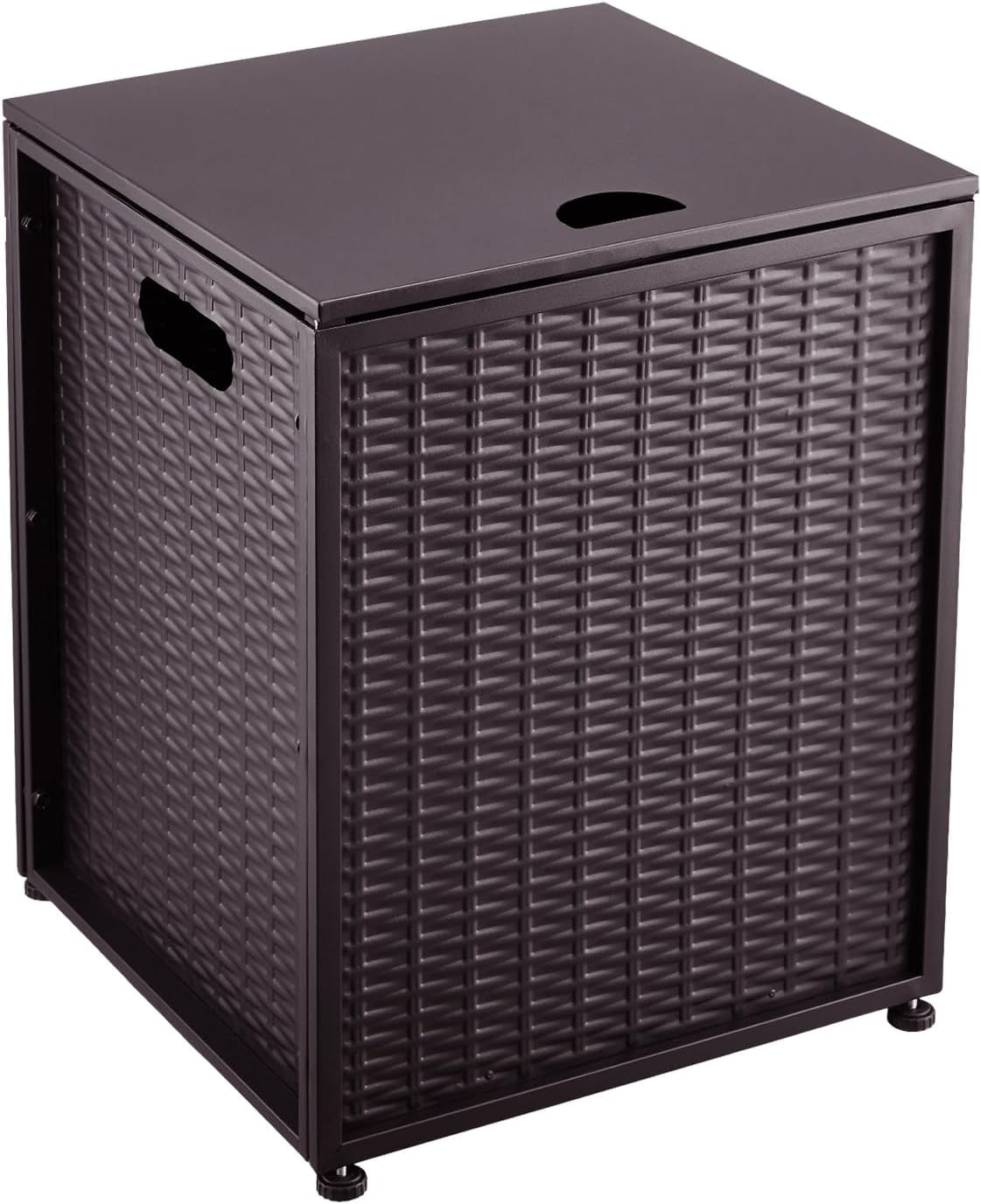 Propane Tank Cover Table, 20 LB Propane Tank Hideaway Table with Side ...