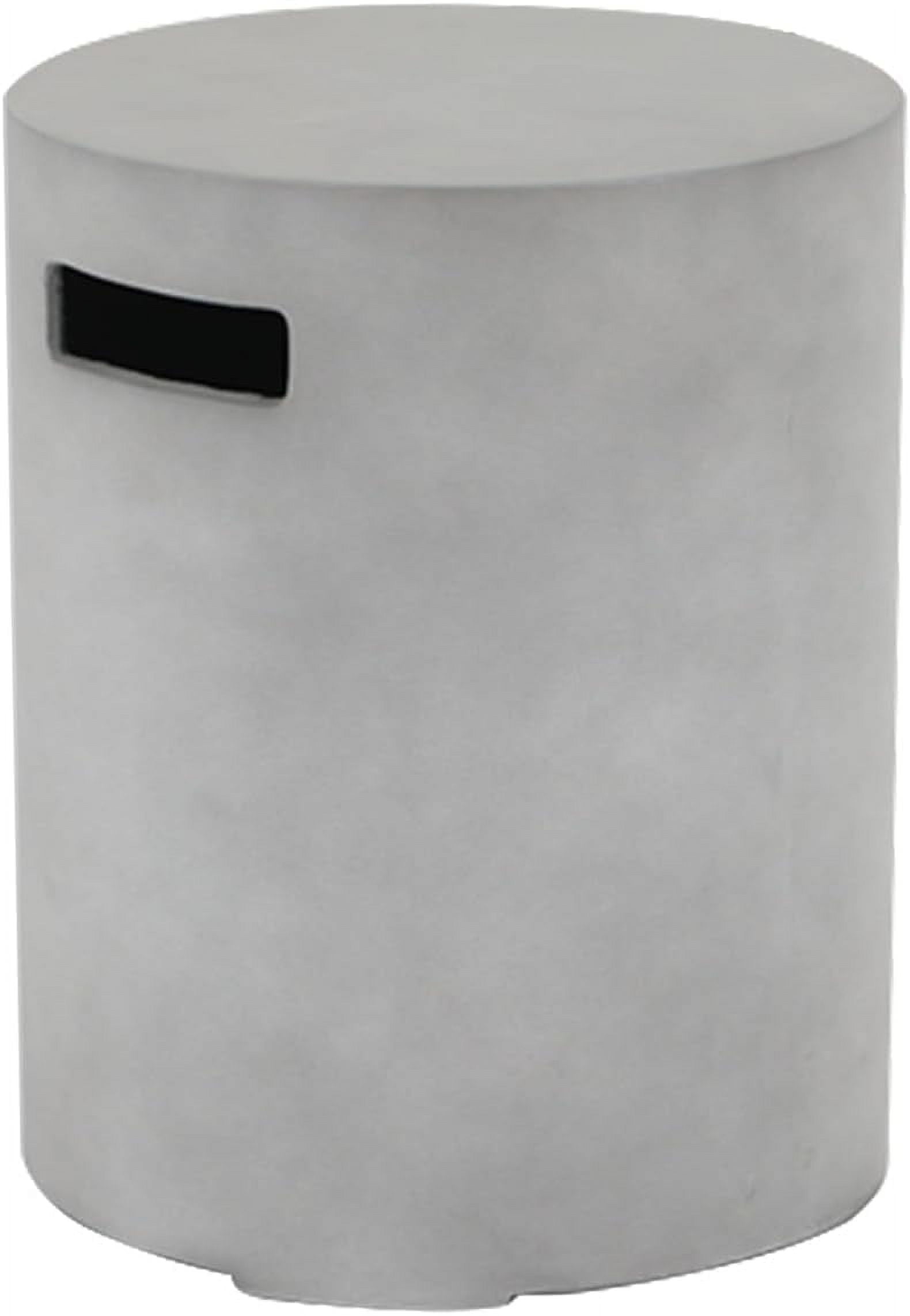 Propane Tank Cover Table, Modern Outdoor Gas Tank Covers, 20LB Concrete ...