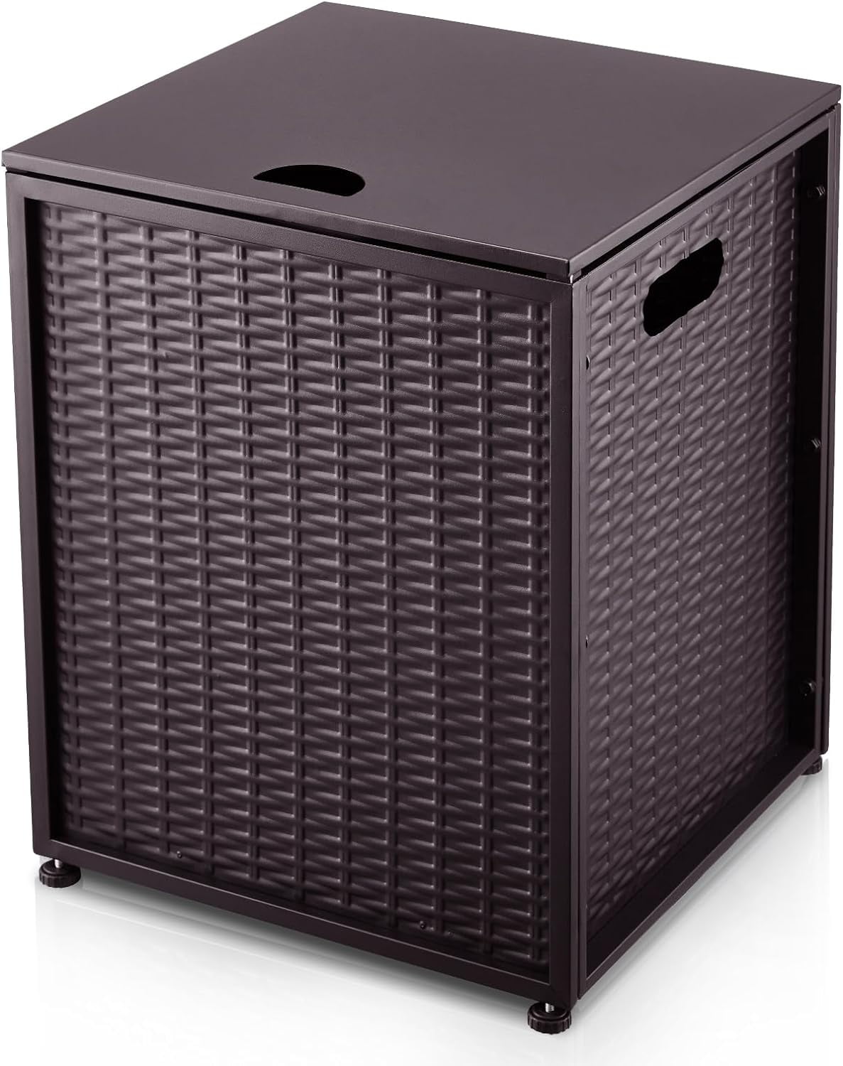 Propane Tank Cover Table, Storage for 20 lbs Propane Tank, 16-Inch ...