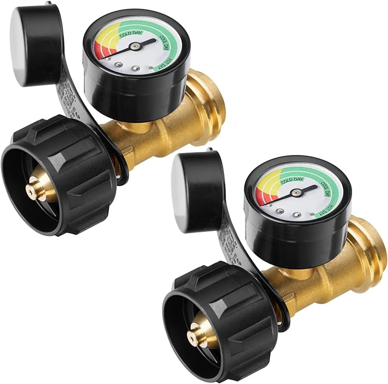 Propane Tank Gauge, 3 Colors Coded Universal for Cylinder, Grill ...