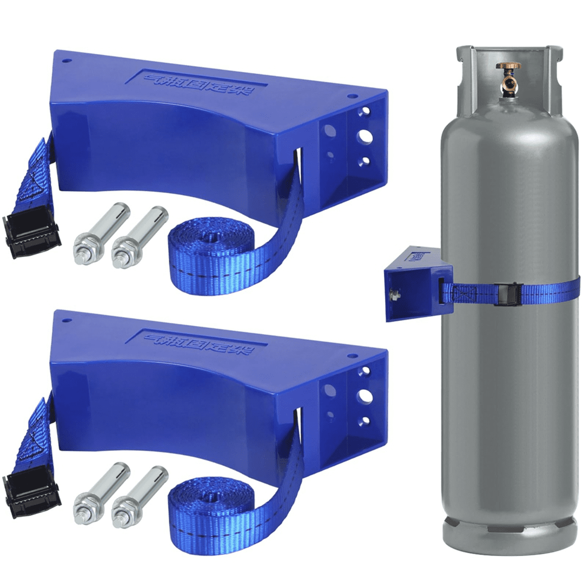 Propane Tank Holder Propane Tank Mount Gas Cylinder Holder Wall Mounted ...