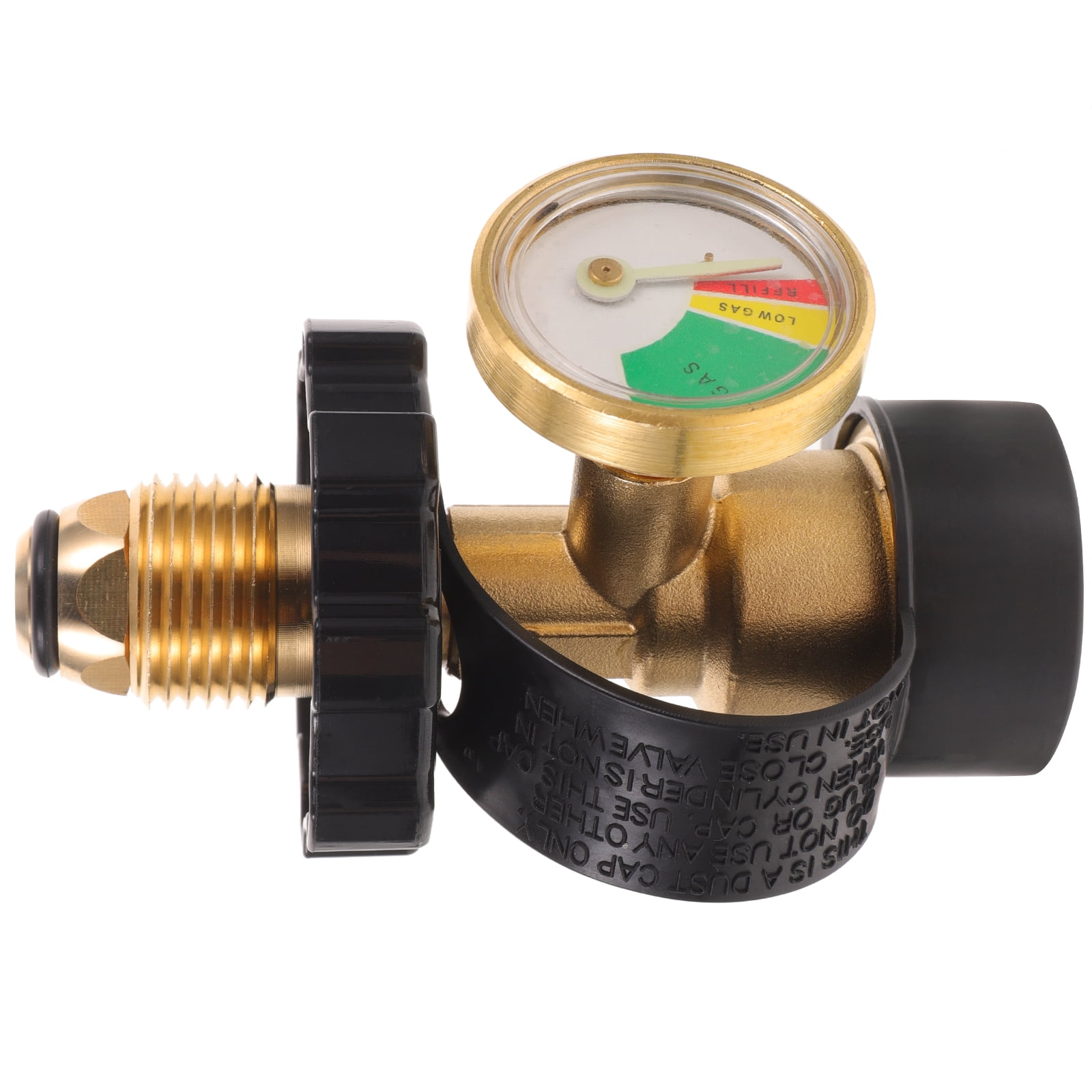 Propane Tank Adapter with Pressure Gauge for Outdoor Gas Tanks ...