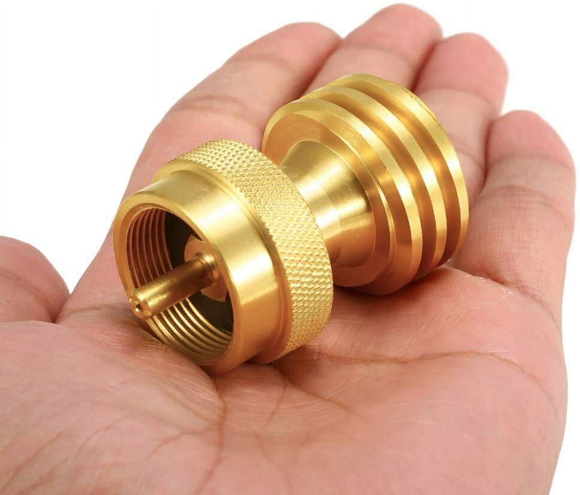 Propane Tank QCC1/POL converter to BBQ Grill Saver 1lb Propane Tank gas ...