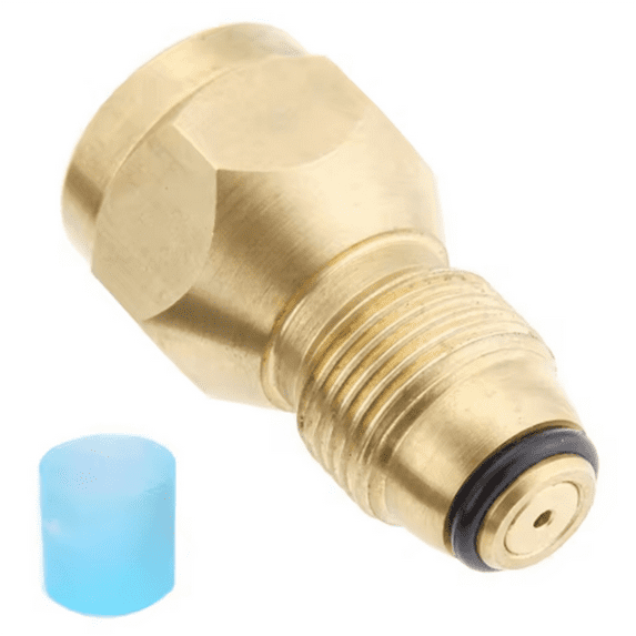 Propane Tank Refill Adapter One Pound Pol to Qcc1 Cylinder Canister ...