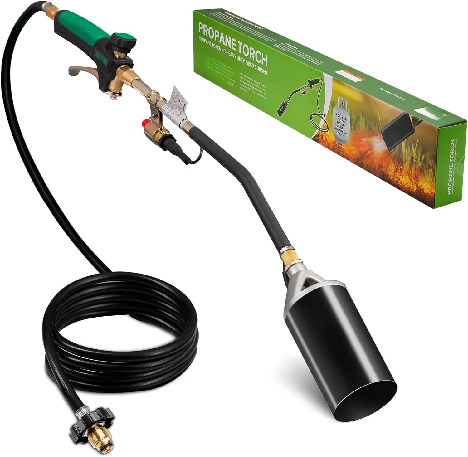 Propane Torch Burner Weed Torch High Output with Hose,Heavy Duty Blow ...