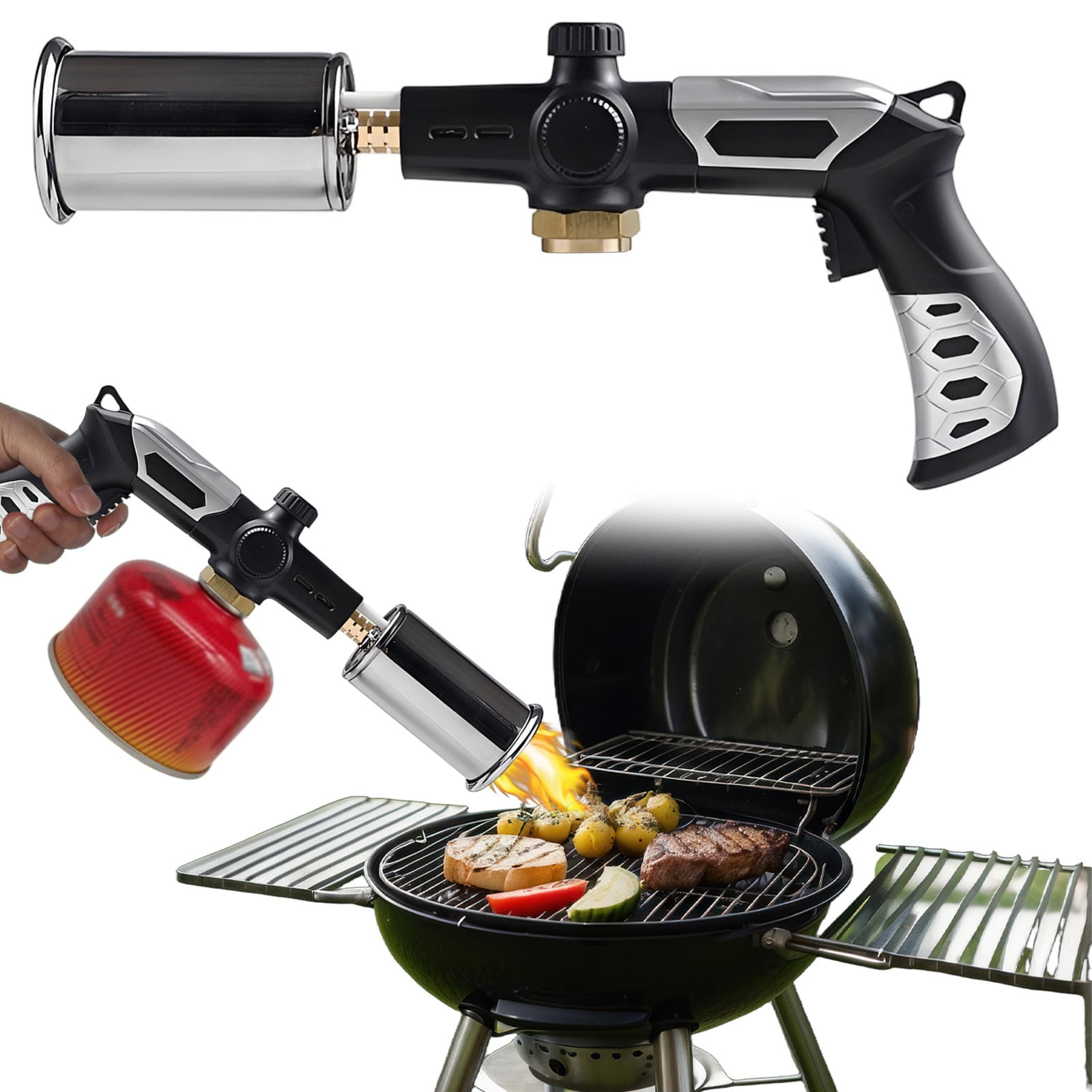 Propane Torch, Flame Thrower, Propane Torch Guns for BBQ Grilling ...