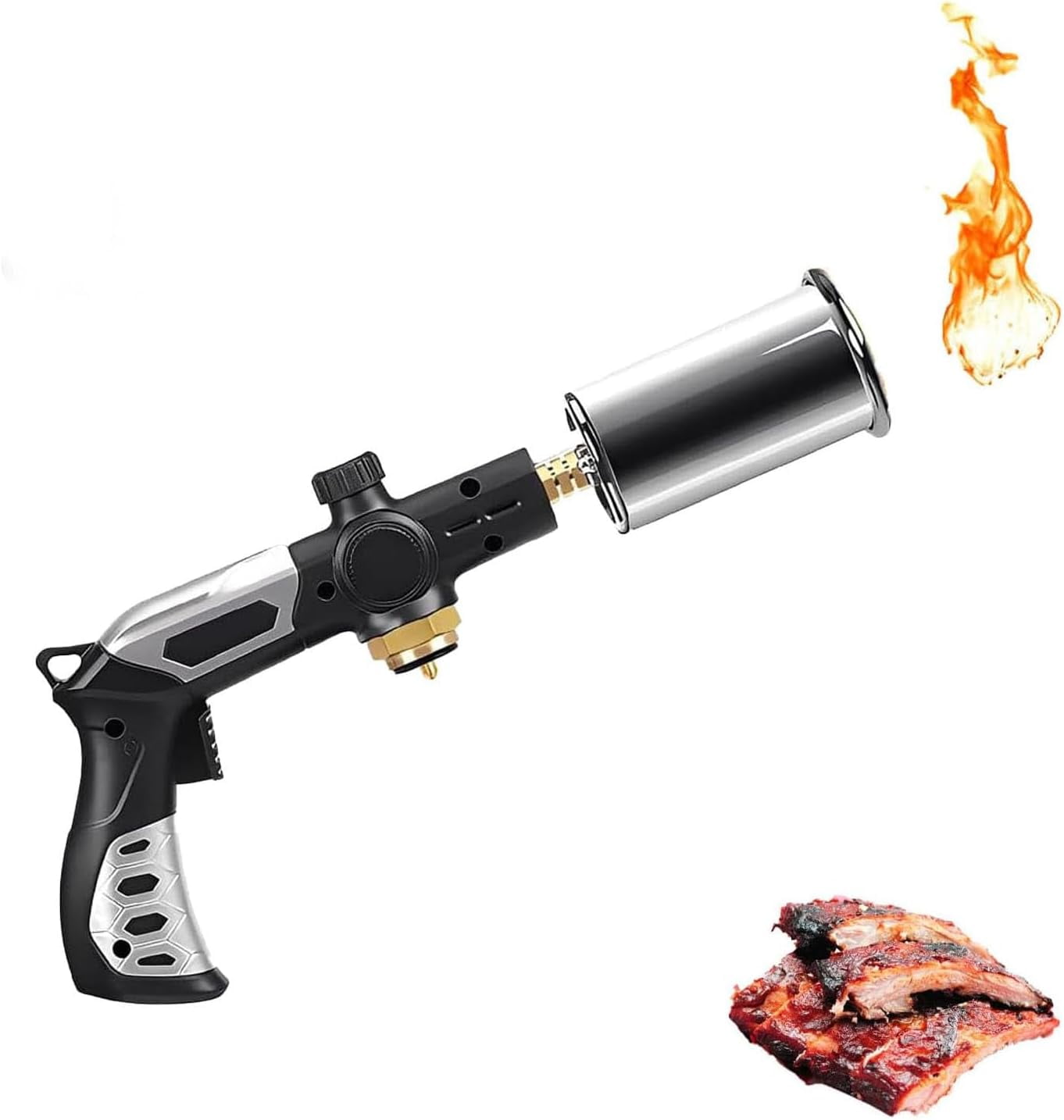 Propane Torch Gun, Powerful Flame Thrower Gun, High Heat Blow Torch ...