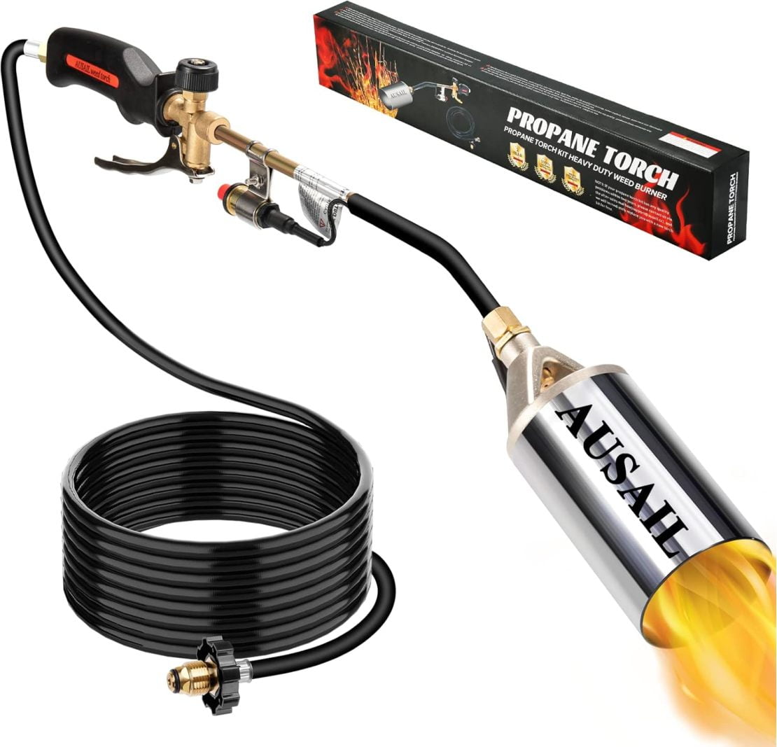 Propane Torch Weed Burner,Blow Torch,Heavy Duty,High Output 1,800,000 ...