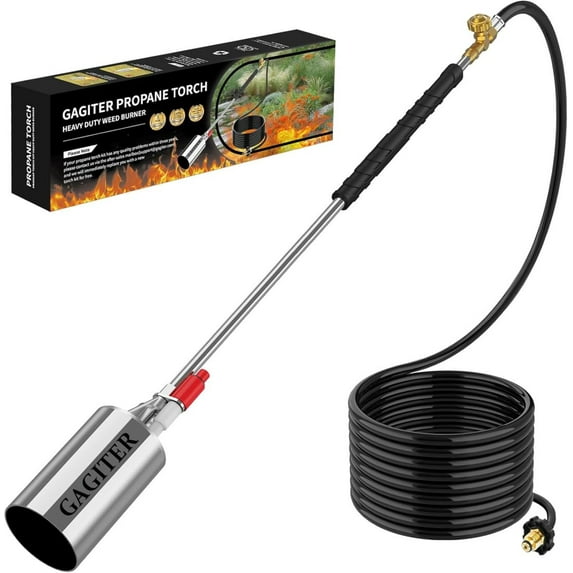 Propane Torch Weed Burner Kit,Blow Torch High Output 2,400,000 BTU with ...