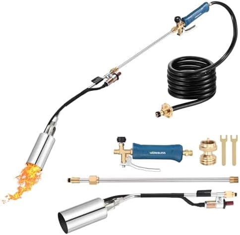 Propane Torch Weed Burner, Weed Torch with 10FT Hose, High Output ...