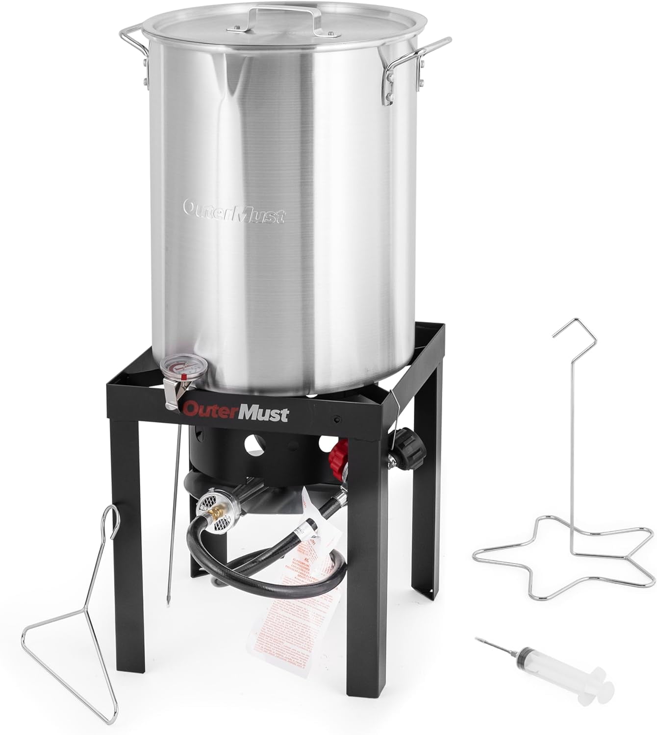 Propane Turkey Fryer Set Turkey Fryer Pot with Basket and Burner ...