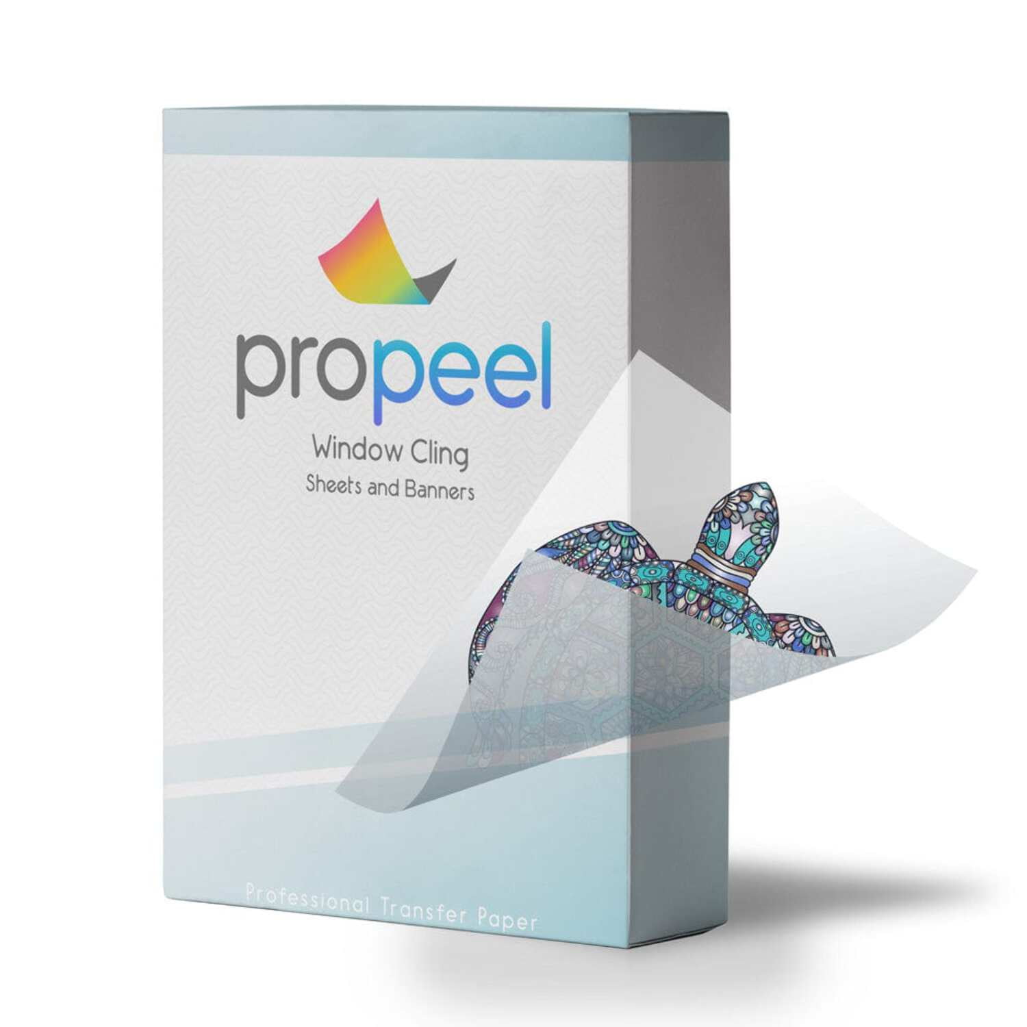 Propeel Printable Window Cling Sheets & Banners for White Toner Laser ...