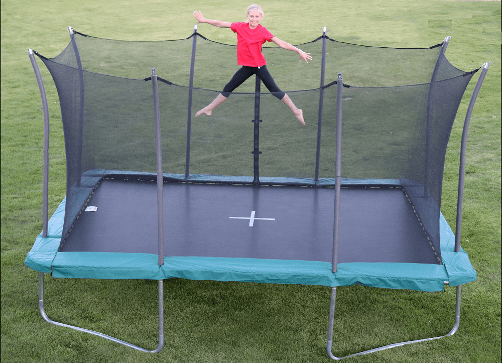 Propel 10x14' Rectangle Trampoline with Safety Enclosure for Adults ...