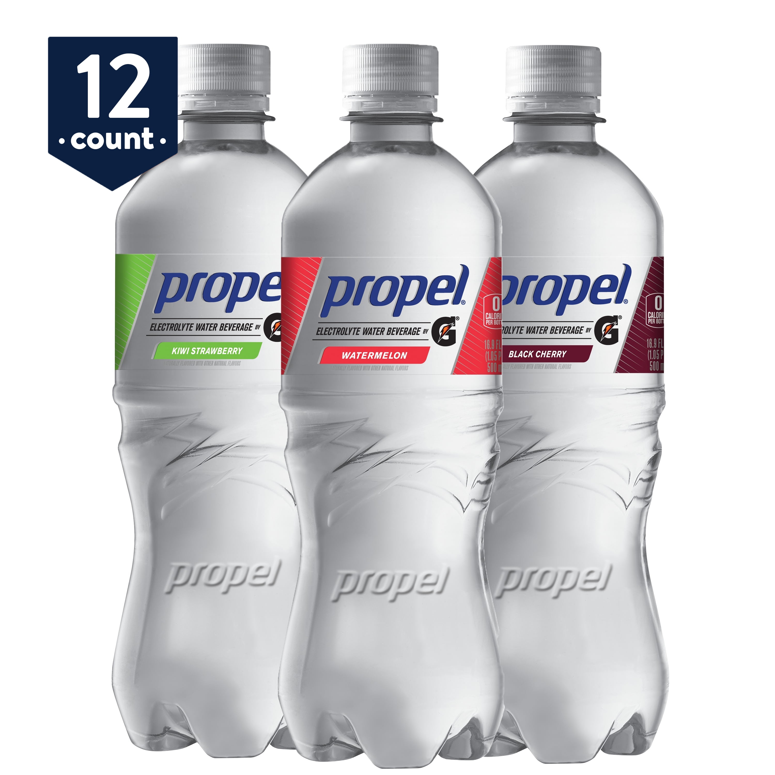 Propel 3 Flavor Enhanced Water Variety Pack with Electrolytes ...