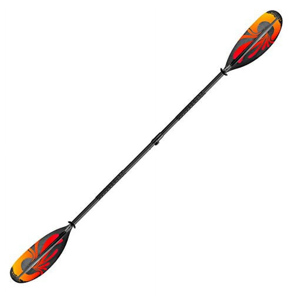 Propel 85-89in Smooth Pro Carbon Kayak Paddle-Red/Orange - Walmart.com