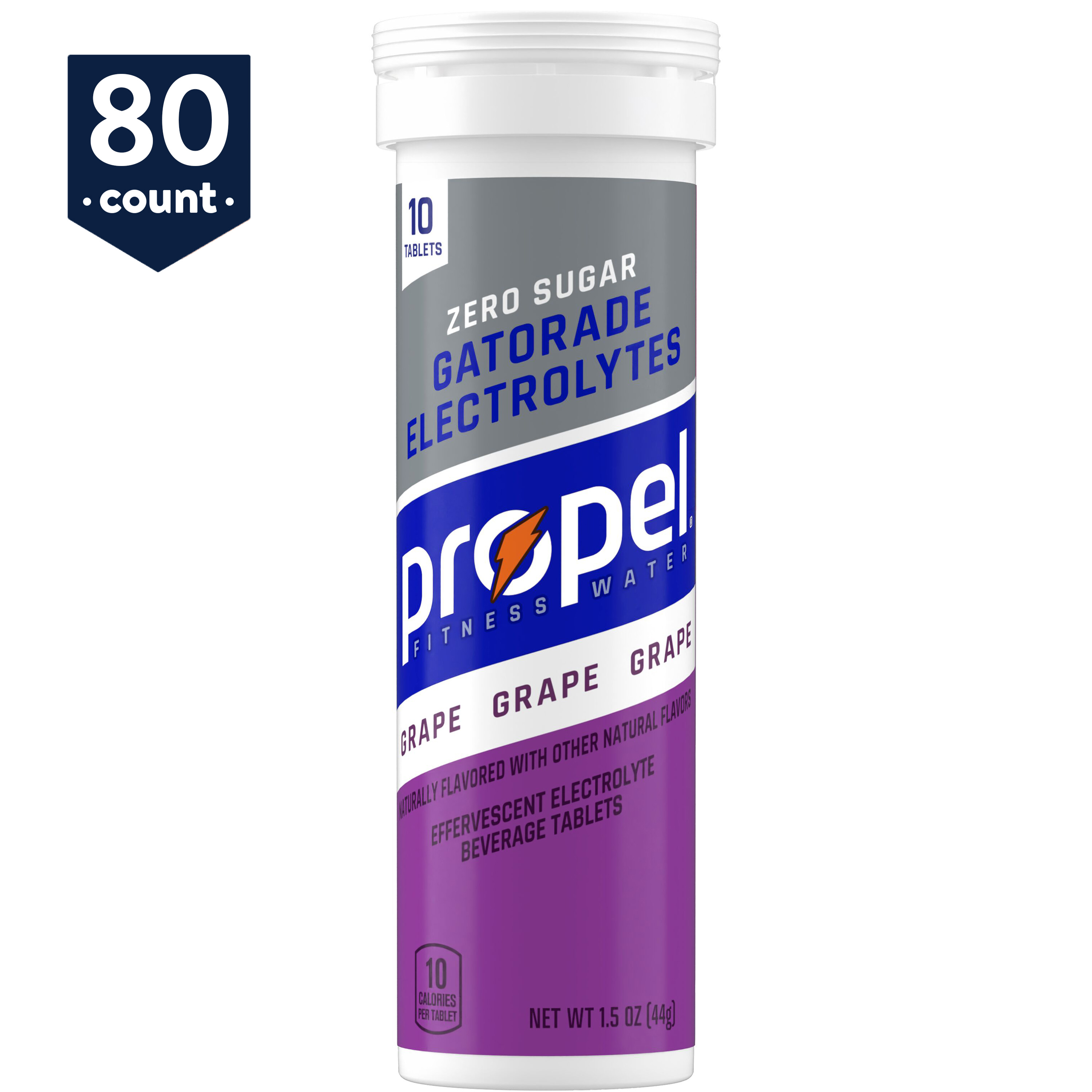 Propel Drink Mix Tablets, Grape, 1.5 oz, 80 Count - Walmart.com