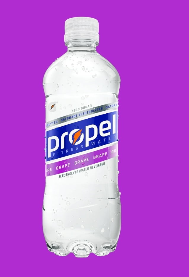 Propel Electrolyte Enhanced Water Sports Drink, Grape Flavored Water ...