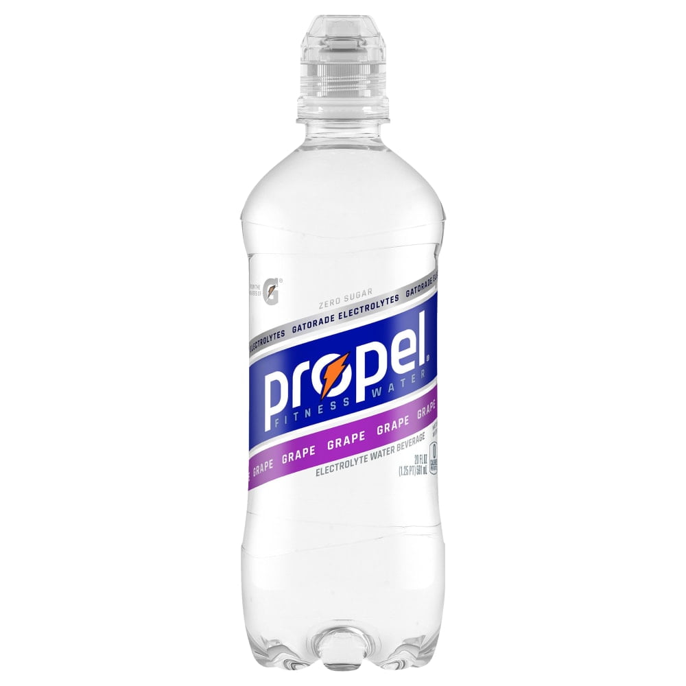 Propel Electrolyte Grape Flavored Bottled Water - 20 fl oz - Walmart.com