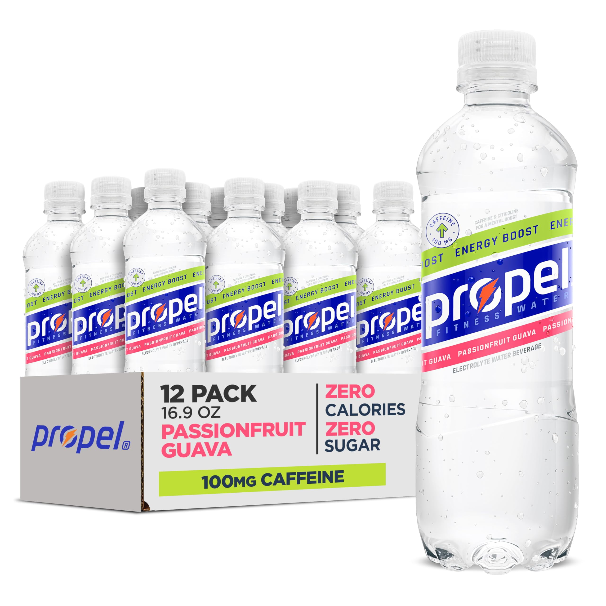 Propel Energy Boost Zero Calorie Flavored Water With Electrolytes and ...