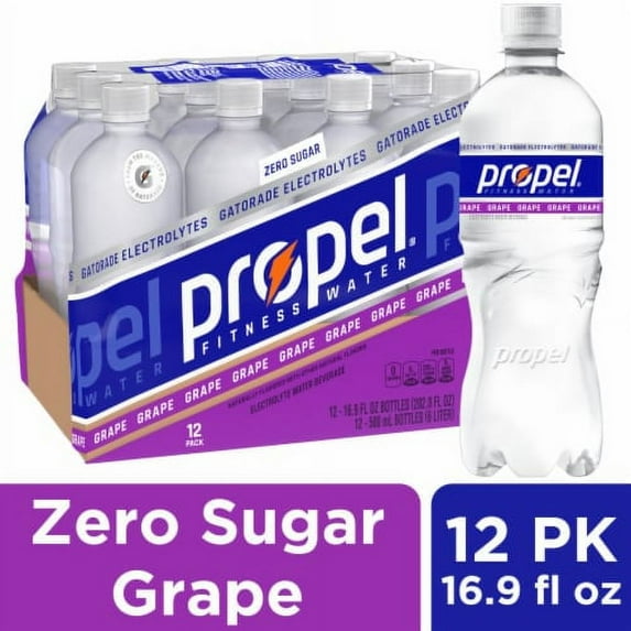 Propel Grape Electrolyte Water, Sports Drink with Antioxidant Vitamins ...