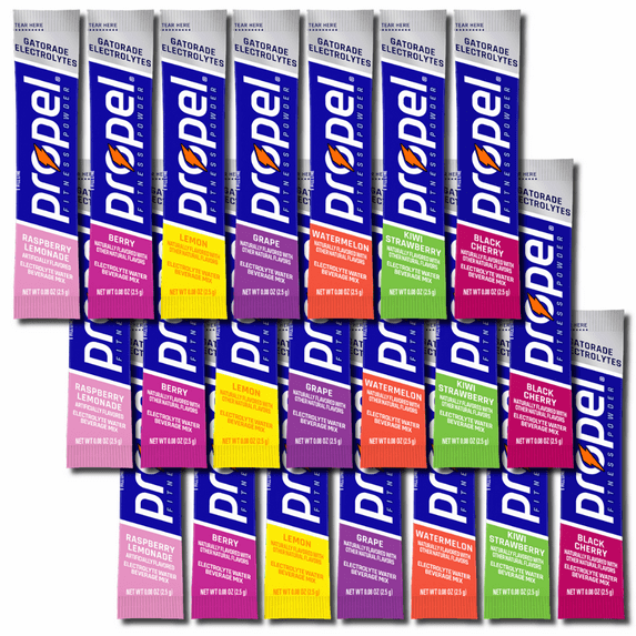 Propel Powder Packets, Variety Pack, Electrolytes, Zero Sugar, Vitamins ...