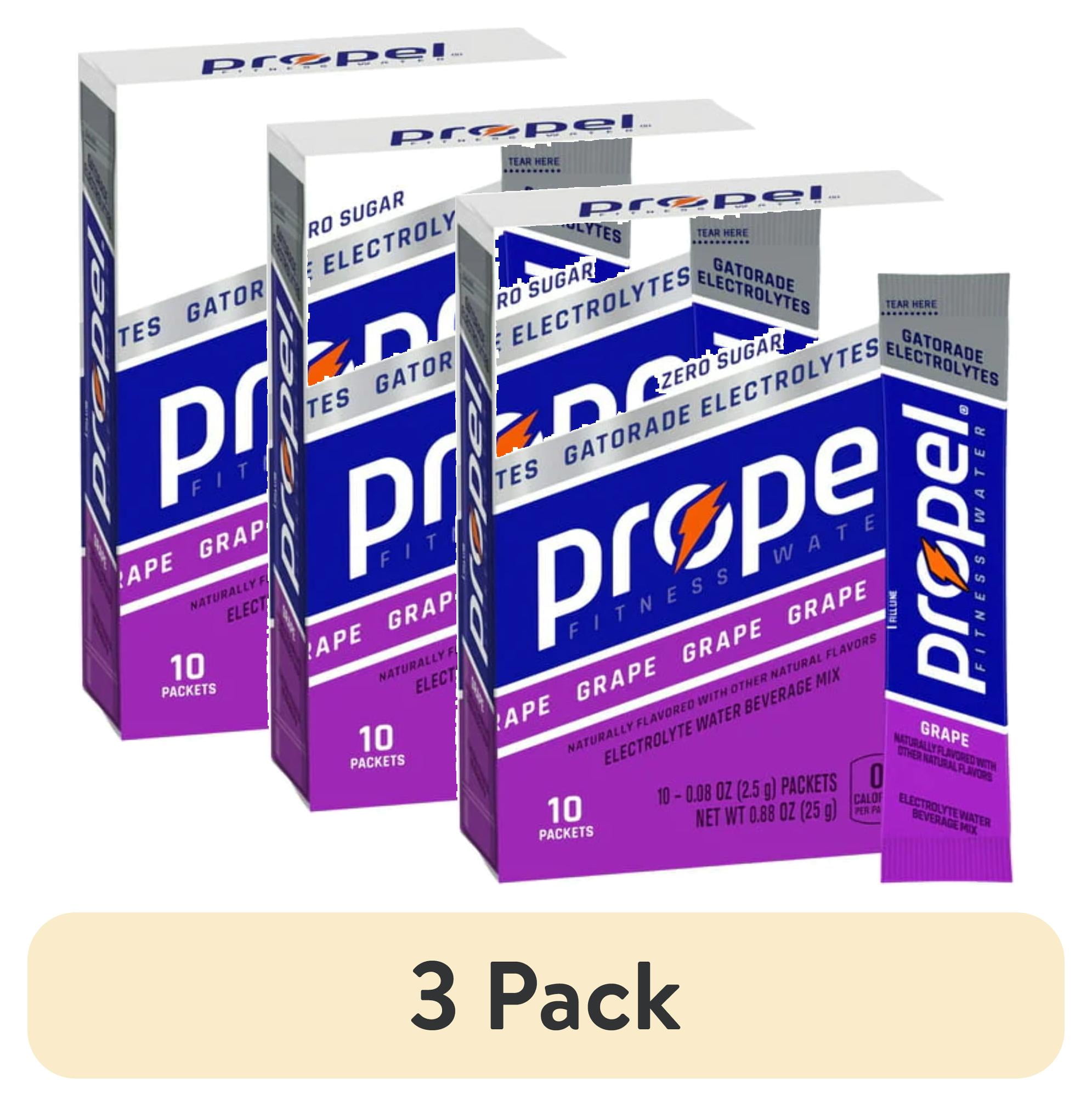 (3 pack) Propel Powder Packets Drink Mixes with Electrolytes, Vitamins ...