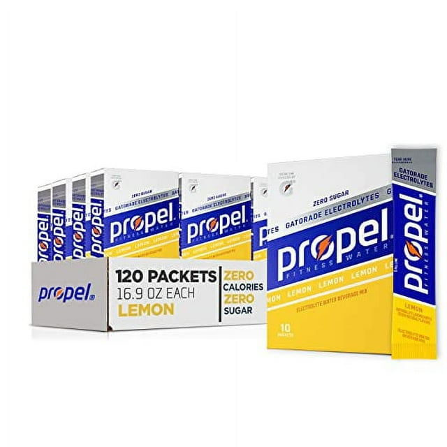 Propel Powder Packets, Lemon .. With Electrolytes, Vitamins and .. No ...