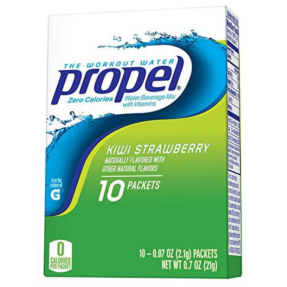 Propel Water Flavoring Packets, Kiwi Strawberry, 2.1g per Packet (10 ...