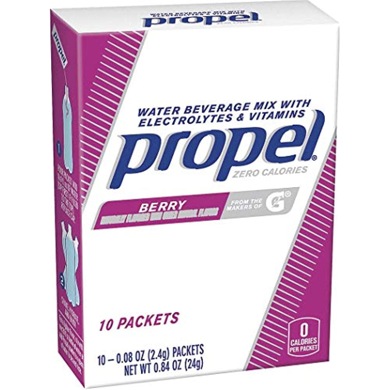 Propel Quaker Foods Berry Beverage Mix Packets - Walmart.com