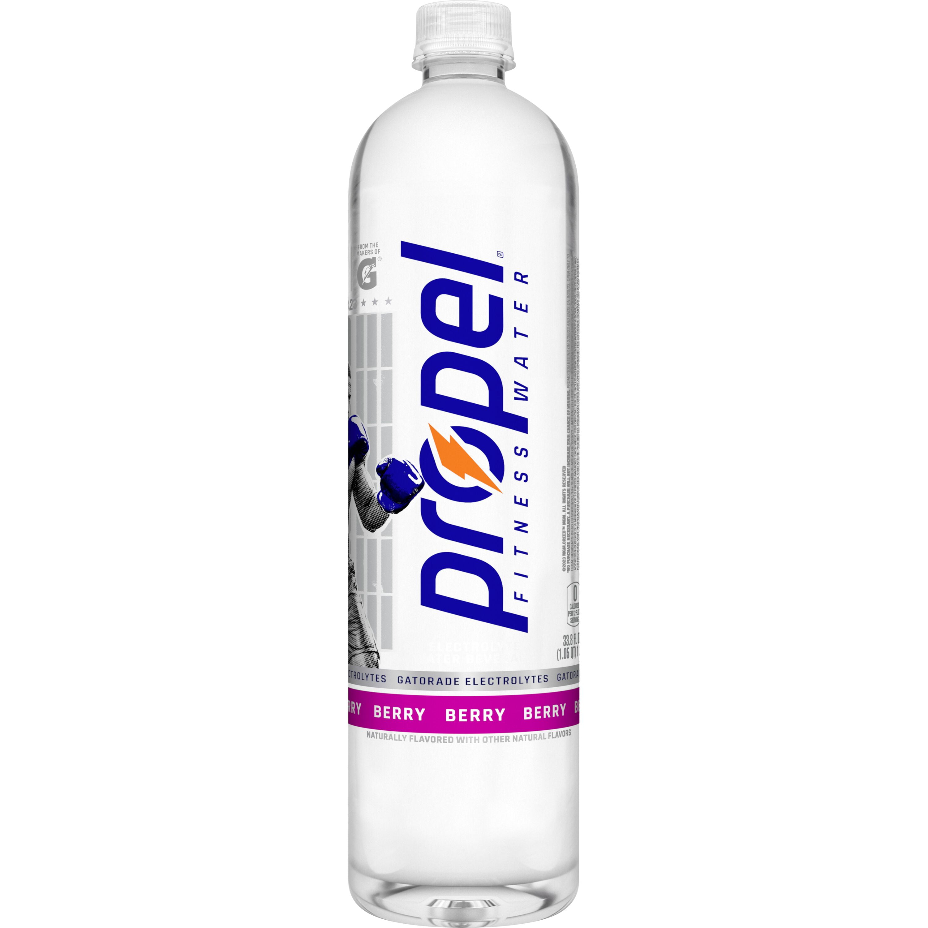 Propel Zero Berry Electrolyte Fitness Water, 33.8 fl oz, Bottle - Walmart.com