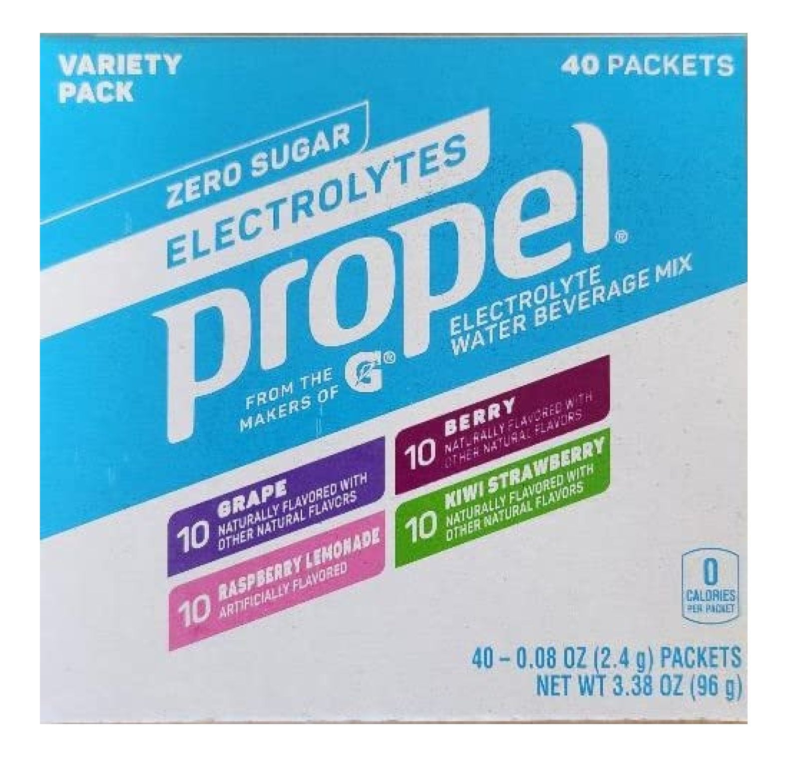Propel Zero Calorie Nutrient Enhanced Water Beverage Mix With ...