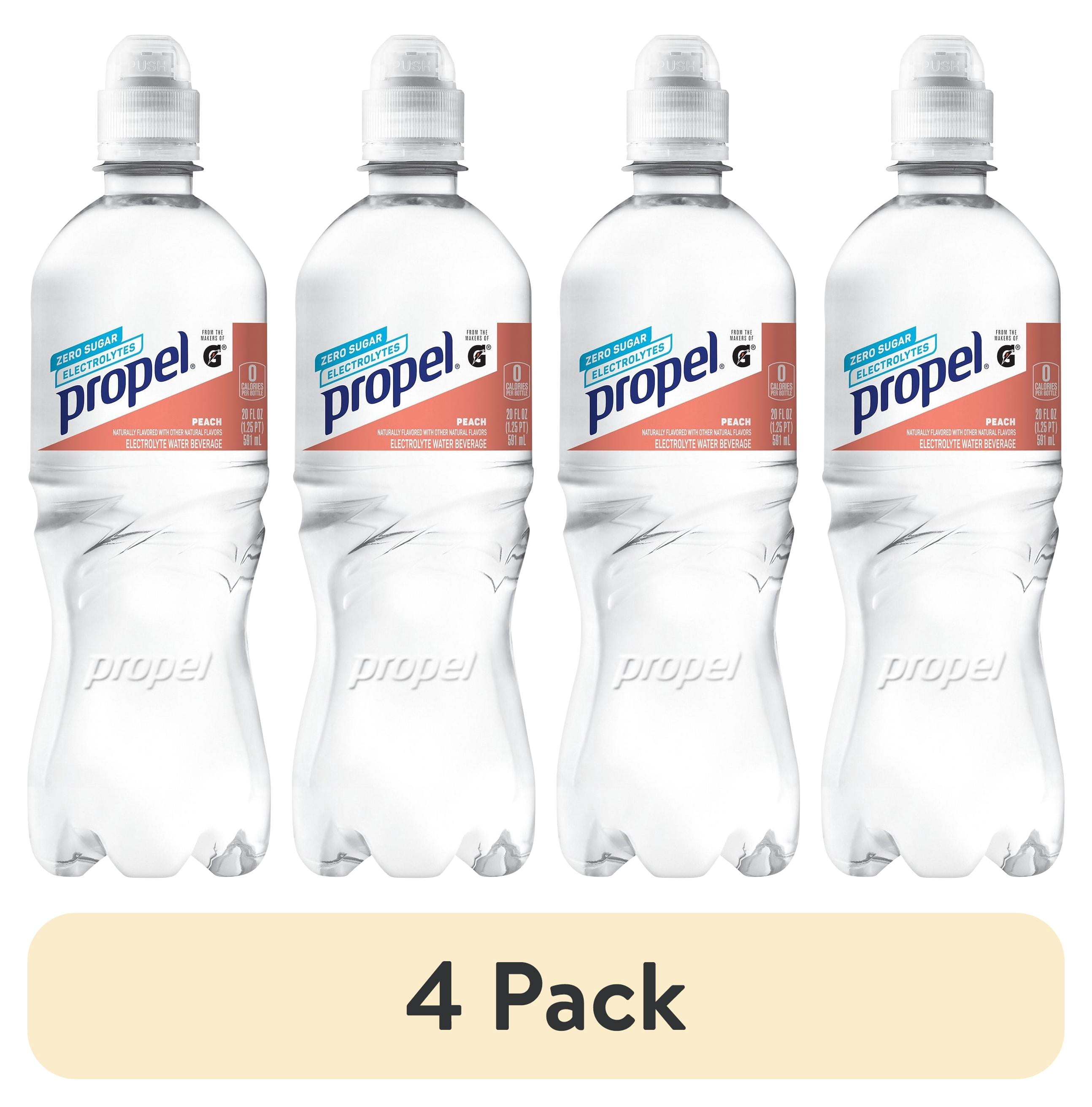 (4 pack) Propel Zero, Peach, 20 fl oz Bottle - Walmart.com