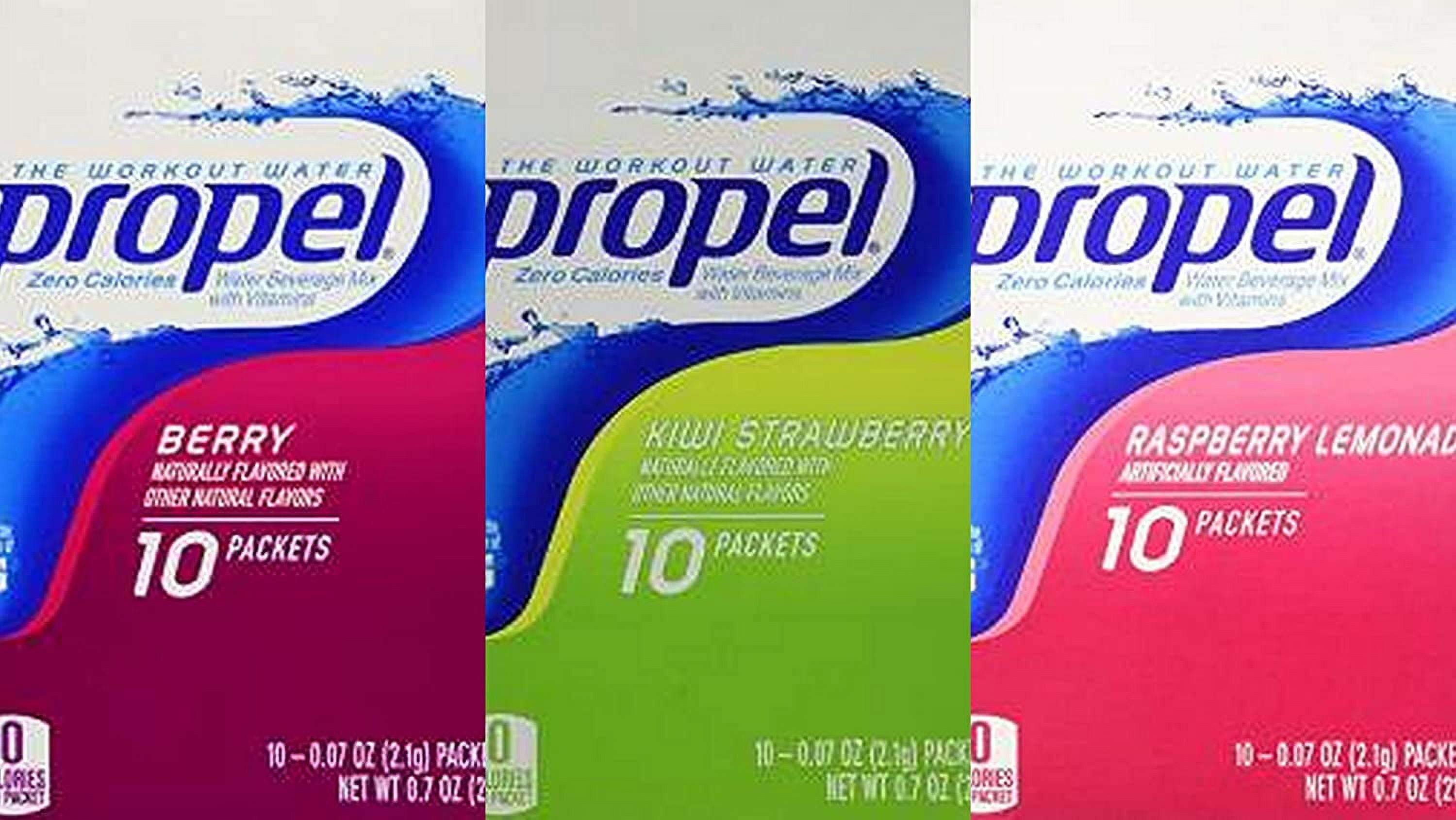 Propel Zero Powder Packets Variety Bundle - 60 Packets - 6 Boxes Total ...