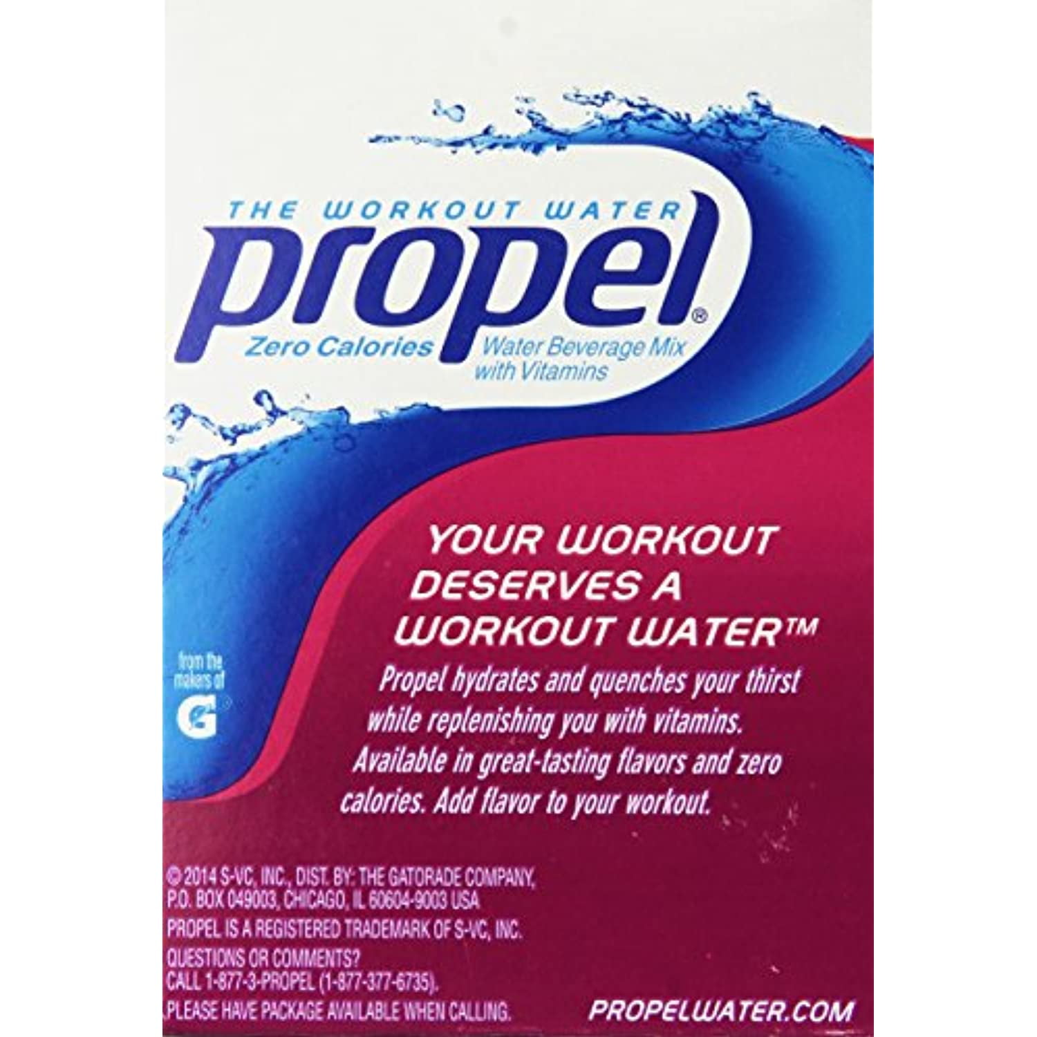 Propel Zero Powdered Beverage Mix, Berry, 10-Count - Walmart.com