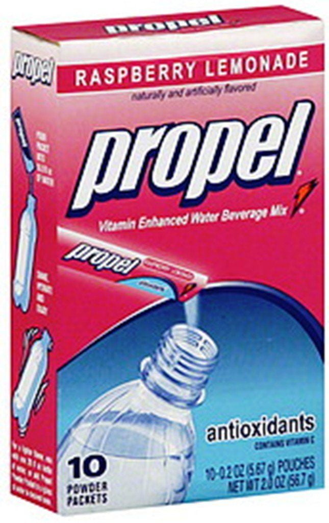 Propel Zero Powdered Beverage Mix, Raspberry Lemonade, 10-Count ...