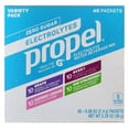 Propel Zero Sugar Electrolyte Water Beverage Mix Powder Packets Variety Pack (40 Count) Grape ...