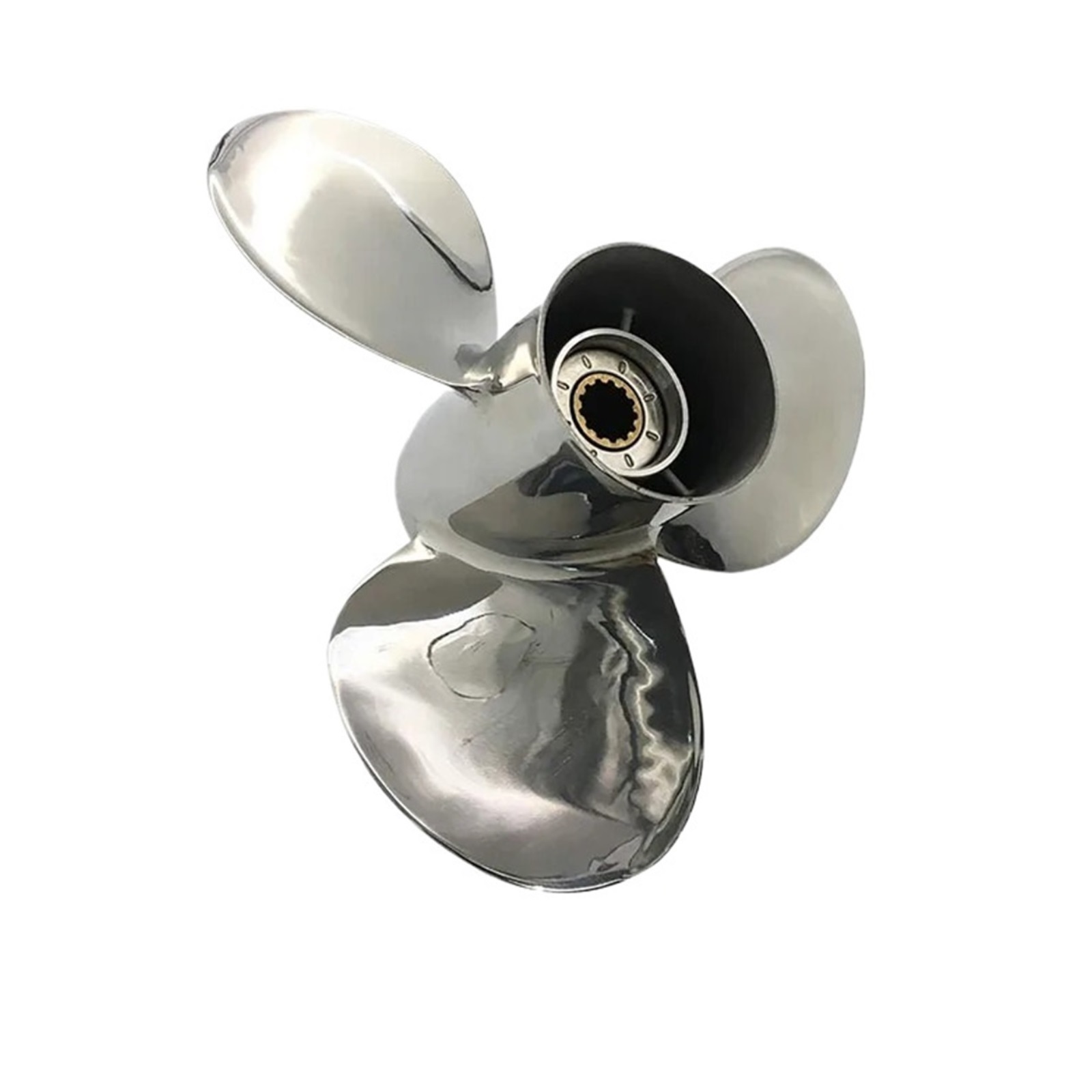 Propeller 11 3/4x15 Fit for Outboard DF35-60HP 3 Blades Stainless Steel ...