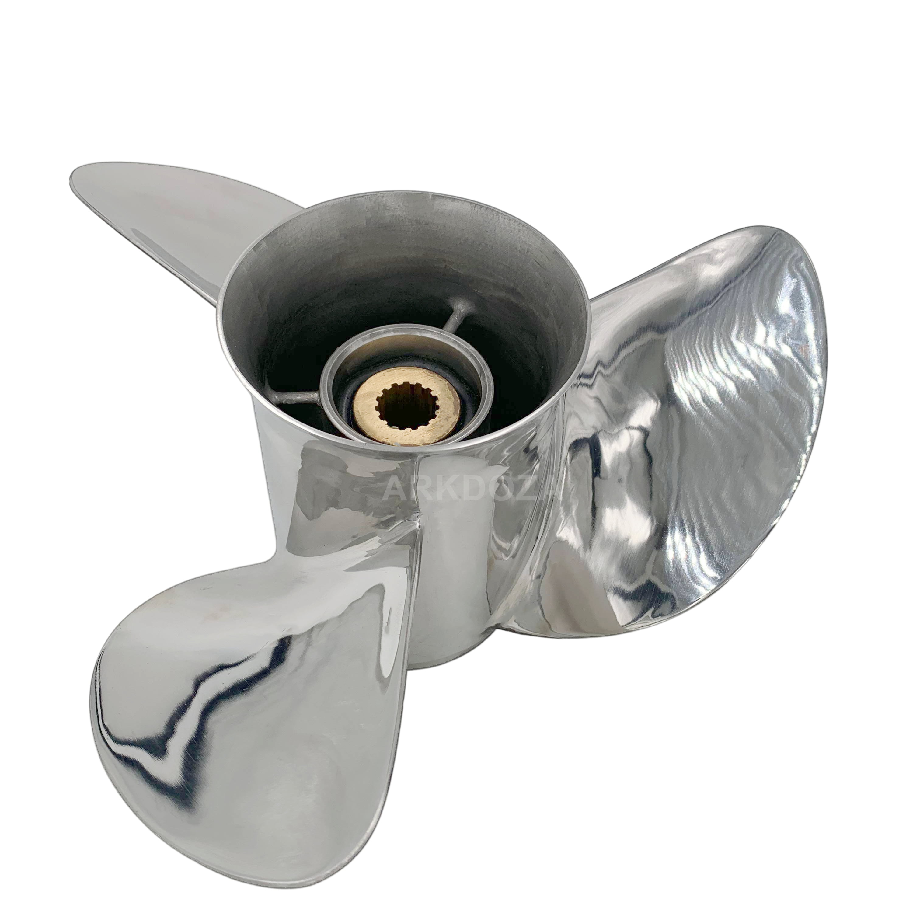 Propeller 13x17 for Yamaha Outboard 60-115HP Stainless Steel 15 Tooth ...