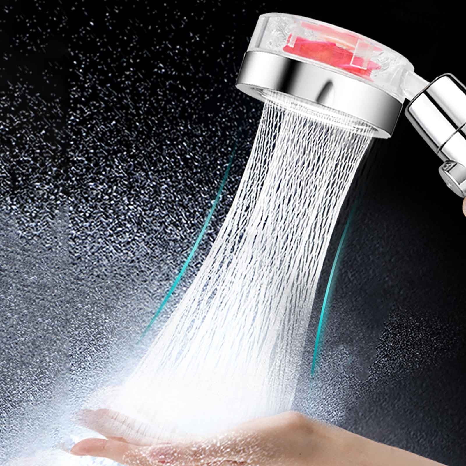 Propeller Driven Shower Hea,Rotating Water Shower Head with Pause ...