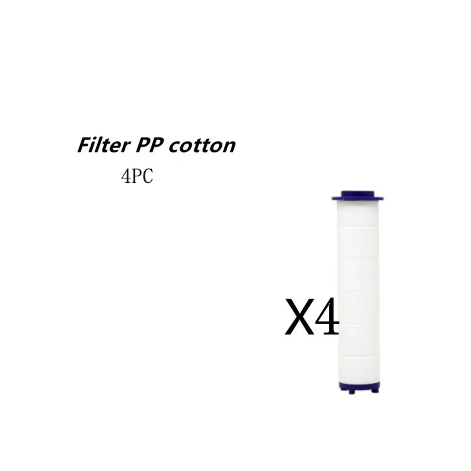 Propeller Driven Shower Head With Stop Button And Cotton Filter ...
