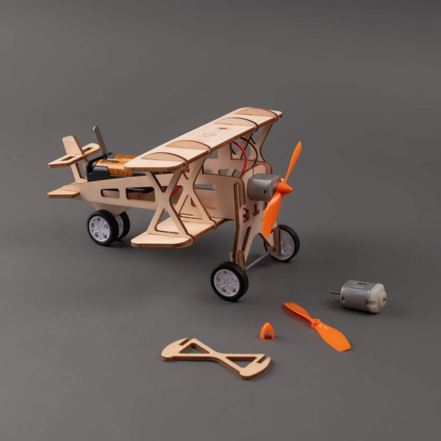Propeller Plane, DIY Kit, Educational STEM Toy, Craft Kit for Kids ...