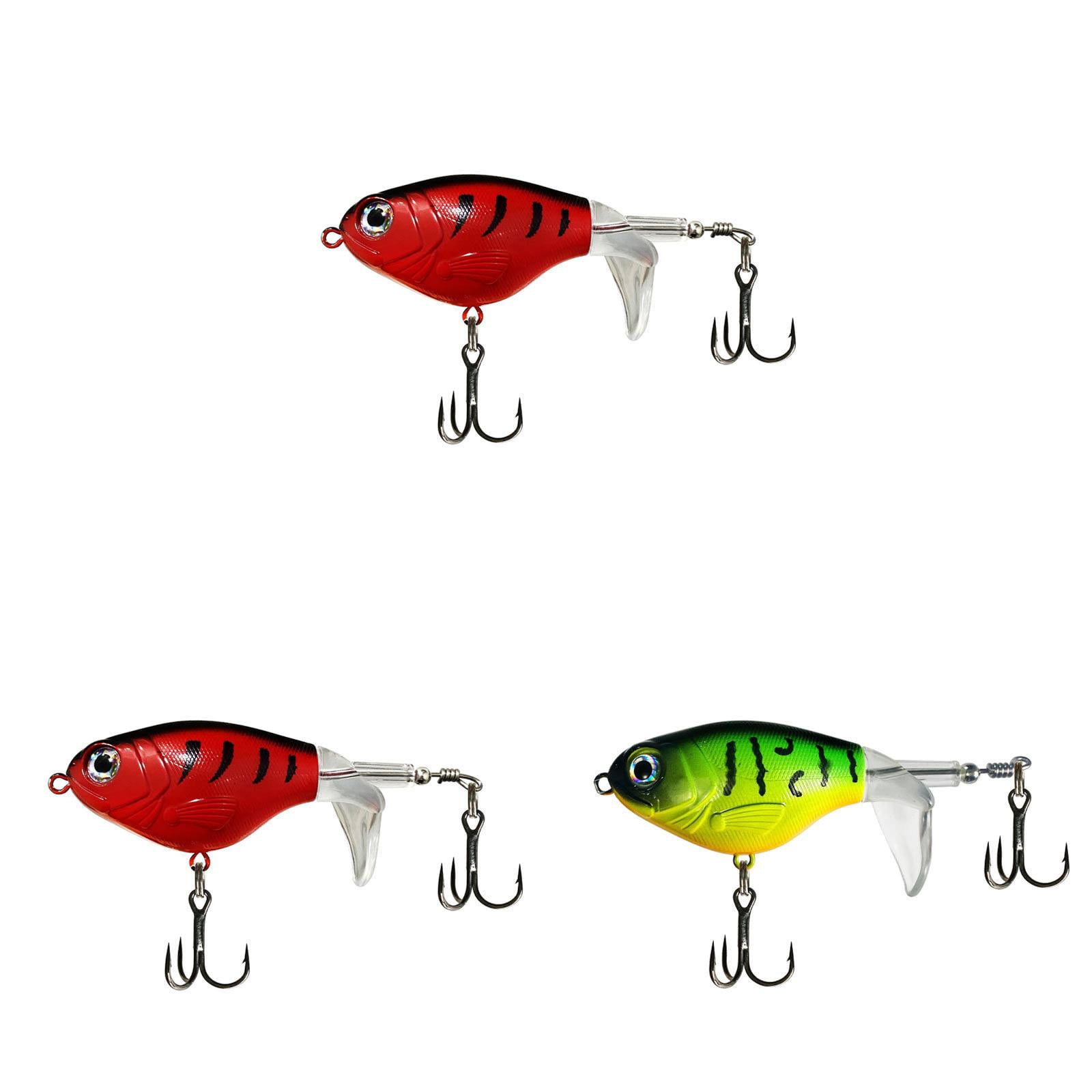 Propeller Tail Spinnerbait Fishing Lure – Realistic Double Cutter Bait ...